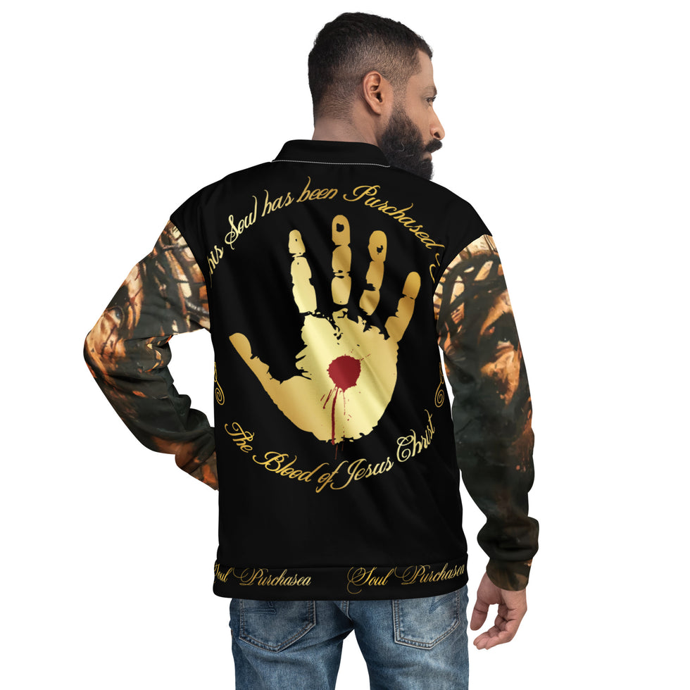 Soul Purchased Unisex Bomber Jacket Sturdy neck tape – Soul Purchased ...